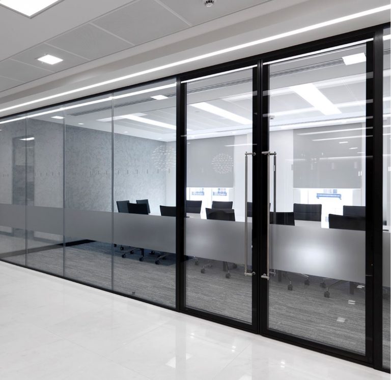 CONTEMPO DOOR DOUBLE GLAZED Up to 46dB Rw - Fusion Partitions