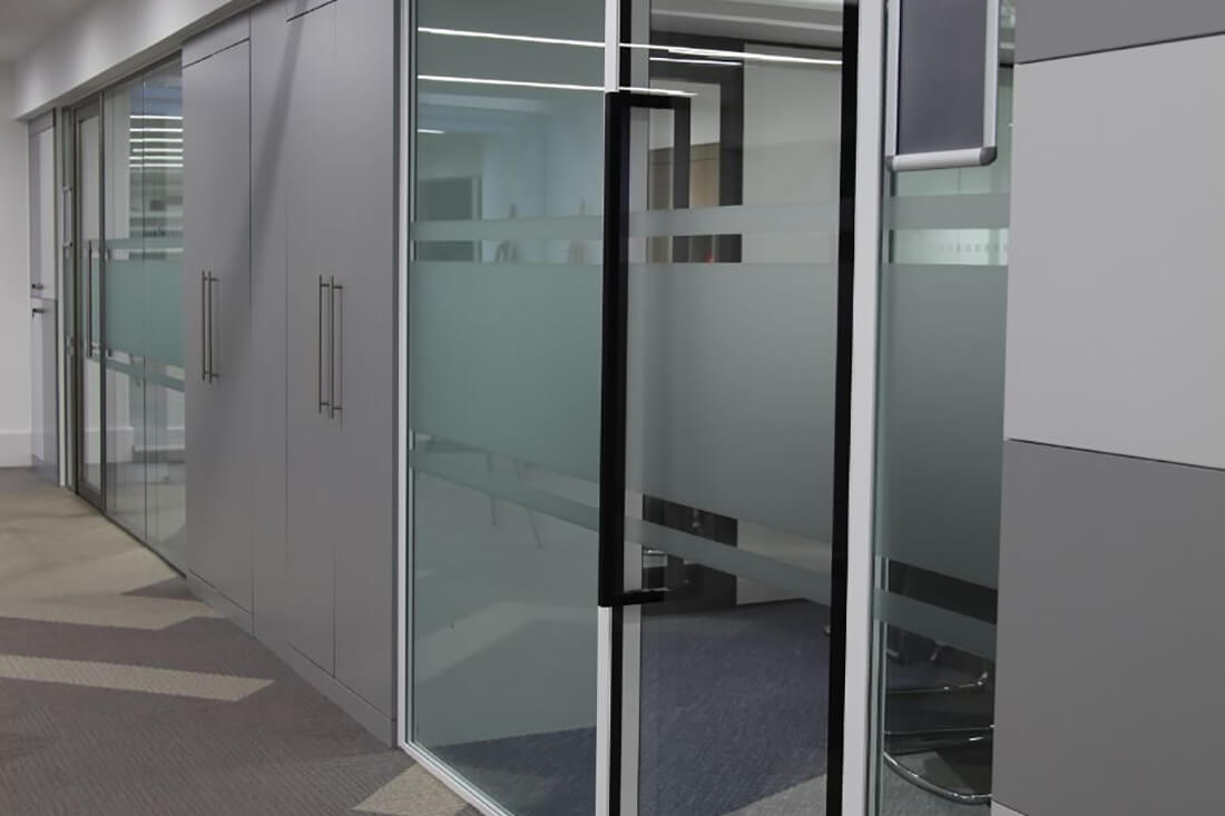 CONTEMPO DOOR DOUBLE GLAZED REBATED Up to 46dB Rw - Fusion Partitions